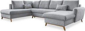 XXXLutz SEDACÍ SOUPRAVA, textil, světle šedá MID.YOU - Sedací soupravy - 001454003024