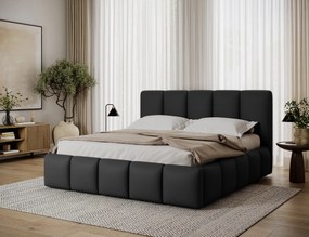 Postel Edvige + Dřevěný rám + plynový výtah + kontejner 140x200
