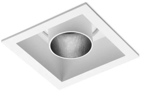 Wever & ducré čtvercové stropní vestavné svítidlo sneak ceiling rec 1.0 led 1800-3000k w-w tree bílá matná
