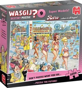JUMBO Puzzle WASGIJ Retro Destiny 9: Super modelky! / 1000 dílků / od