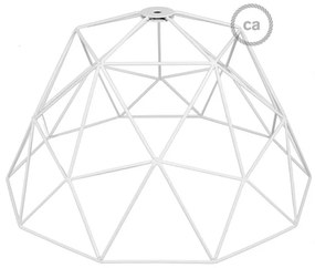 creative cables Kovový stínidlový rám Dome XL s objímkou E27 Barva komponentu: Měď