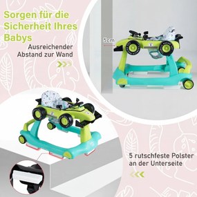 Costway Dětské chodítko 4v1 skládací s nastavitelnou výškou nosnost