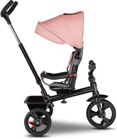 LIONELO Tříkolka 2v1 Haari Bubblegum / Nosnost 25 kg