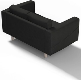 Potah na pohovku IKEA Norsborg 2-místná barva černá látka pletený vzor