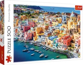 Trefl - Puzzle - Ostrov Procida, Kampánie, Itálie / 500 dílků / 48 x 3