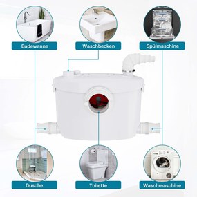 Přečerpávací stanice XPOtool – 400 W, 8,5 m, bílá (62738)