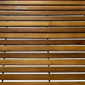 Koupelnová předložka 2 ks 80 x 50 cm akáciové dřevo 271768