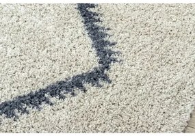 koberec BERBER MAKNES B5910, krémovo šedý střapce, Maroko Shaggy velikost 120x170 cm | krásné koberce cz