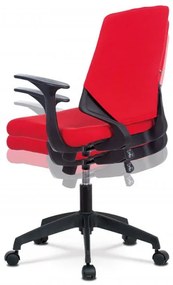 Juniorská kancelářská židle Autronic KA-R204 — Červená
