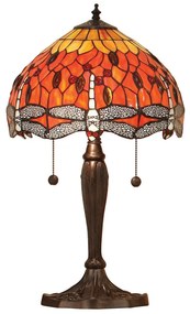 Dragonfly flame lampa Tiffany 64092