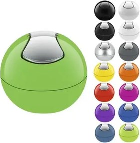 Spirella BOWL mini výklopný odpadkový koš 1 L zelený / plast