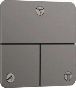 Ventil Hansgrohe ShowerSelect Comfort Q bez podomítkového tělesa kartáčovaný černý chrom 15587340