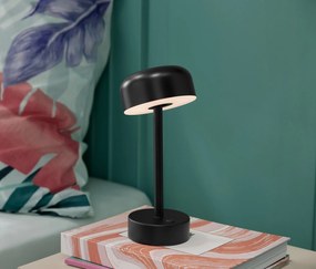 Tchibo - Bateriová stolní lampa s LED - barva: černá