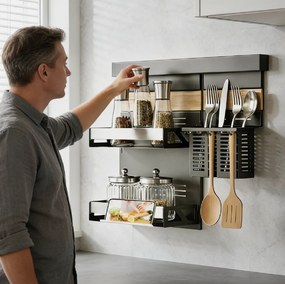 kuchyňská polička organizér do kuchyně DOPORRO Reglo 09 - 2 stock 52cm