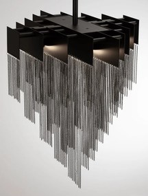 Matně černé ocelové LED stmívatelné závěsné svítidlo Revια – Nova Luce
