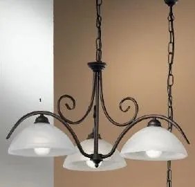 OR LU 1668/3 Závěsné svítidlo 3x60W E27 antik/sklo, průměr 60cm, výška 37cm - ORION