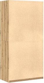 Šatní skříň dub artisan 100 x 50 x 200 cm kompozitní dřevo 3318625