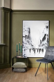 Šedá sametová jídelní židle Chair Morgan Grey - 45*54*86cm
