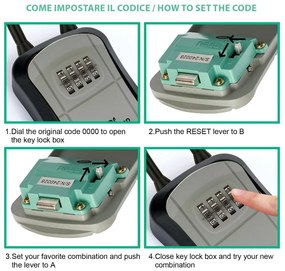 VELAMP Schránka na klíče IG012 s kódovou ochranou