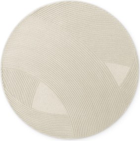 Ted Baker, Kusový koberec Ted Baker Kensington 106399 Cream kruh, 200x200, bílá, kancelář