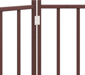 vidaXL Zábrana pro psy skládací 3 panely 150 cm masivní jedle [352276] Barva: Přírodní