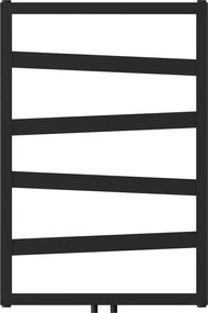 Mexen, Mexen Zoom dekorativní koupelnový radiátor 770 x 530 mm, 275 W, černý - W130-0770-530-00-70