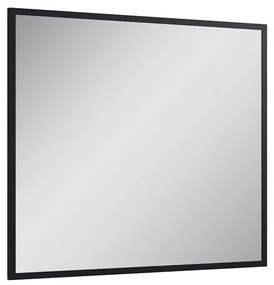 LOTOSAN Frame zrcadlo v rámu 90x80cm, černá AQ UN8410