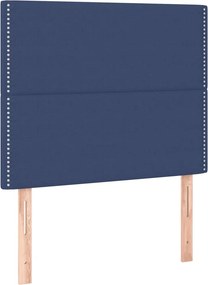 Box spring postel s matrací modrá 120x200 cm textil 3136507