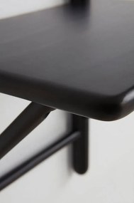 Černý závěsný noční stolek z borovicového dřeva Nimbus – Jotex