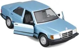 Bburago Mercedes-Benz 190 E 2.6 modrá metalíza 1:24 / od 3 let