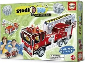 EDUCA Studio 3D model Hasičské vozidlo / 57 dílků / od 5 let