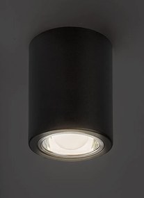 Rabalux Černé stropní svítidlo Kobald kulaté pro žárovku E27 2055