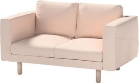 Potah na pohovku IKEA Norsborg 2-místná barva růžová látka pletený vzor