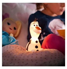 Philips 71768/08/16 -LED Dětská lampa DISNEY FROZEN OLAF LED/0,3W/2xAAA sněhulák