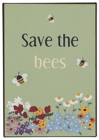 Ib Laursen - plechová cedulka Save the Bees