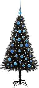 Vánoční stromeček Černá 150 cm PVC 3396472