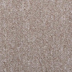 Schodové rohože 15 ks 65 x 21 x 4 cm světle hnědé s obdélníkovým okrajem 134569
