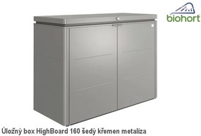 Biohort Úložný box HighBoard 160 Barva: šedý křemen metalíza
