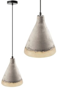 Toolight Cementová závěsná stropní lampa Loft APP494-1CP