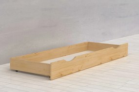 Via-nábytek Úložný šuplík pod postel z borovice S516 Rozměry cm 140 x 17 x 72