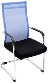 Kancelářská židle Worsley - síťovaný potah | modrá
