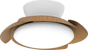 Mantra 8234 Aloha, rozvinovací ventilátor se svítidlem a dálk. ovladačem, LED 45W 2700-5000K, dřevěná, průměr 52/90cm
