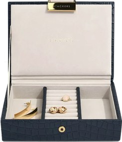 Krabička na šperky Stackers Croc s poklicí mini tmavomodrá