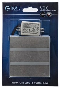 Schodišťové LED svítidlo Vox, 1x LED 0,6w, 4000k, s