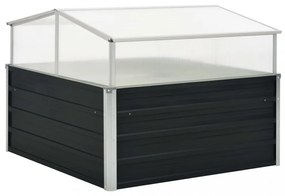 Skleník 100x100x85 cm pozinkovaná ocel / polykarbonát Dekorhome