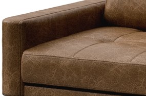 Vintage hnědé kožené křeslo MESONICA Musso Tufted
