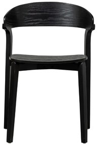 Hoorns Černá dřevěná jídelní židle Casa