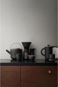Černá kameninová konvice na čaj 1,25 l Theo – Stelton