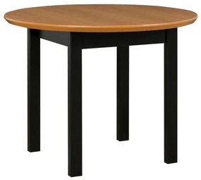 Jídelní stůl POLI 1 + doprava zdarma deska stolu wenge, nohy stolu bílá