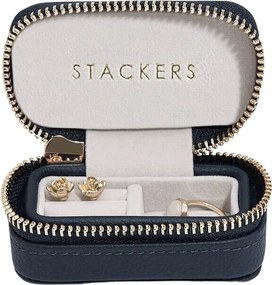 Cestovní krabička na šperky Travel Mini Stackers tmavomodrá
